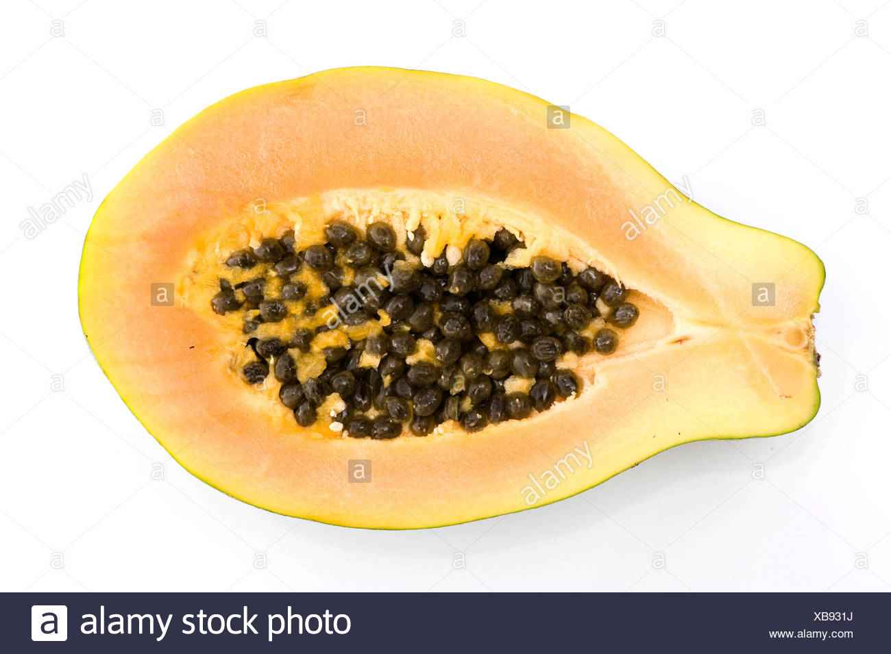 Papaya Cut Open Stock Photos & Papaya Cut Open Stock Images - Alamy