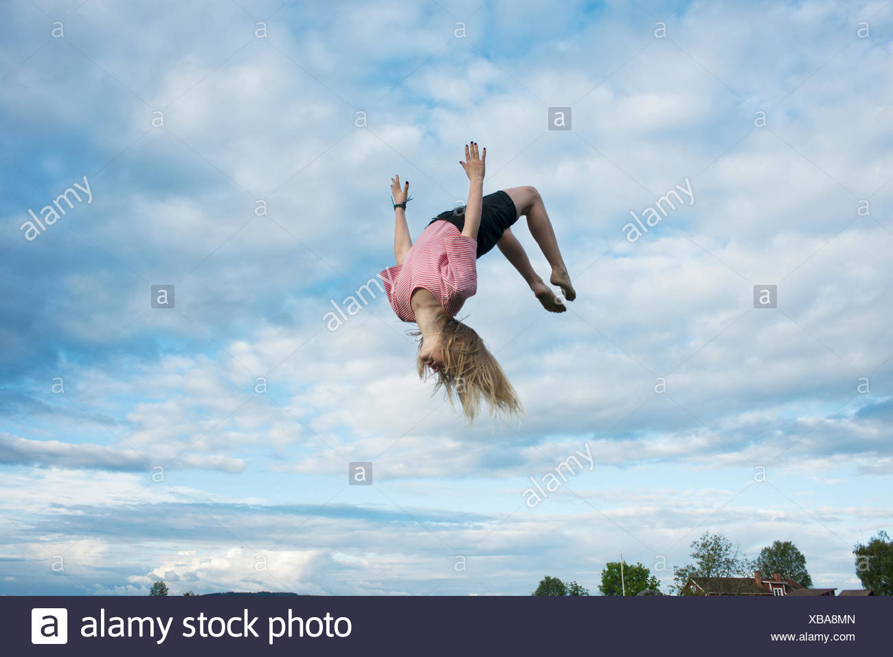 Somersault Gymnast High Resolution Stock Photography and Images - Alamy