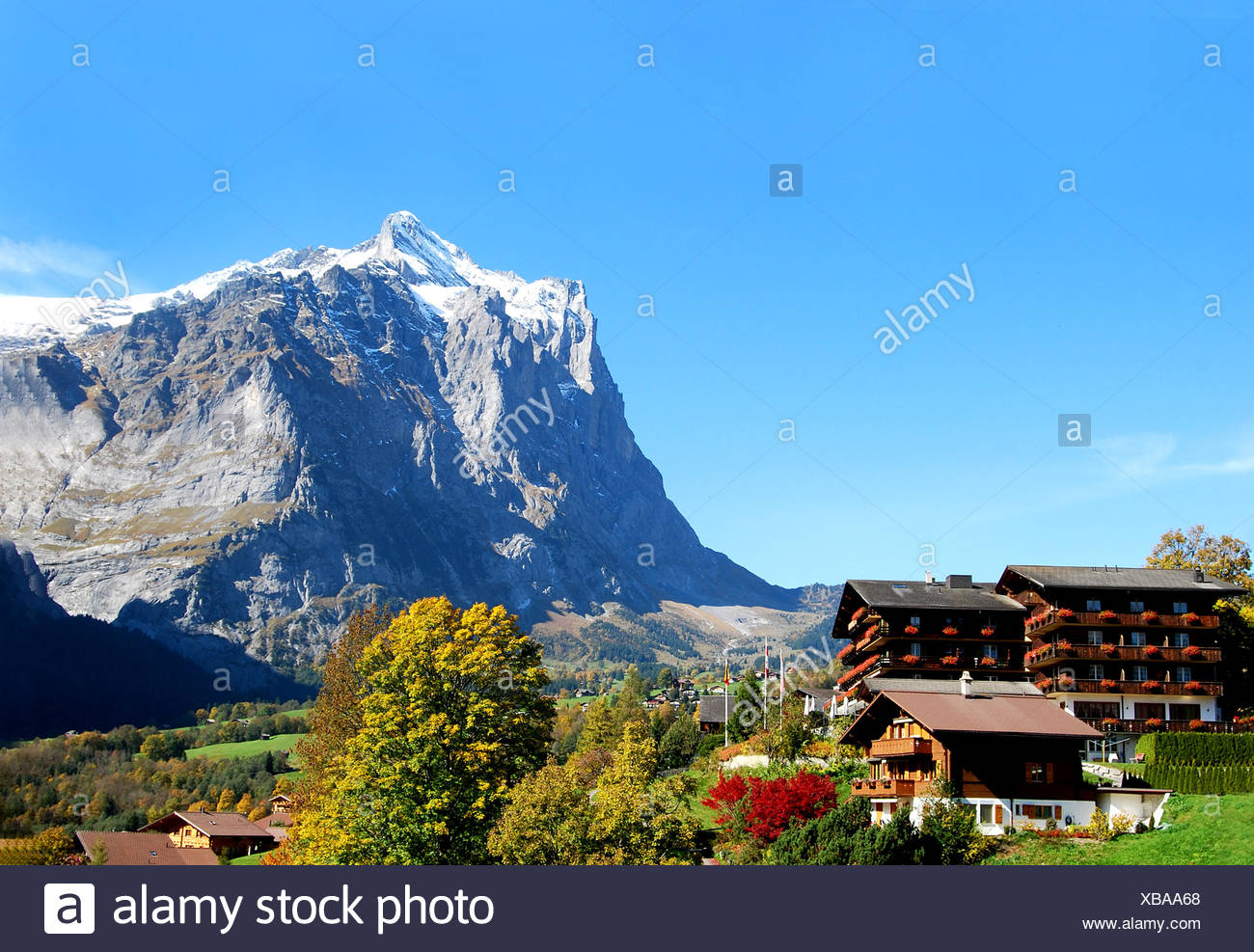 Grindelwald Houses Stock Photos & Grindelwald Houses Stock Images - Alamy