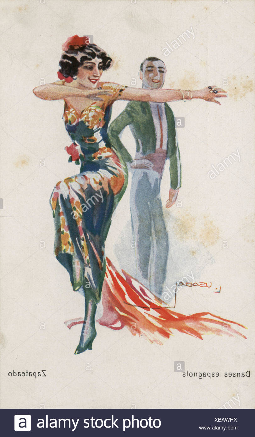 Spanish Dancer Illustration High Resolution Stock Photography and ...