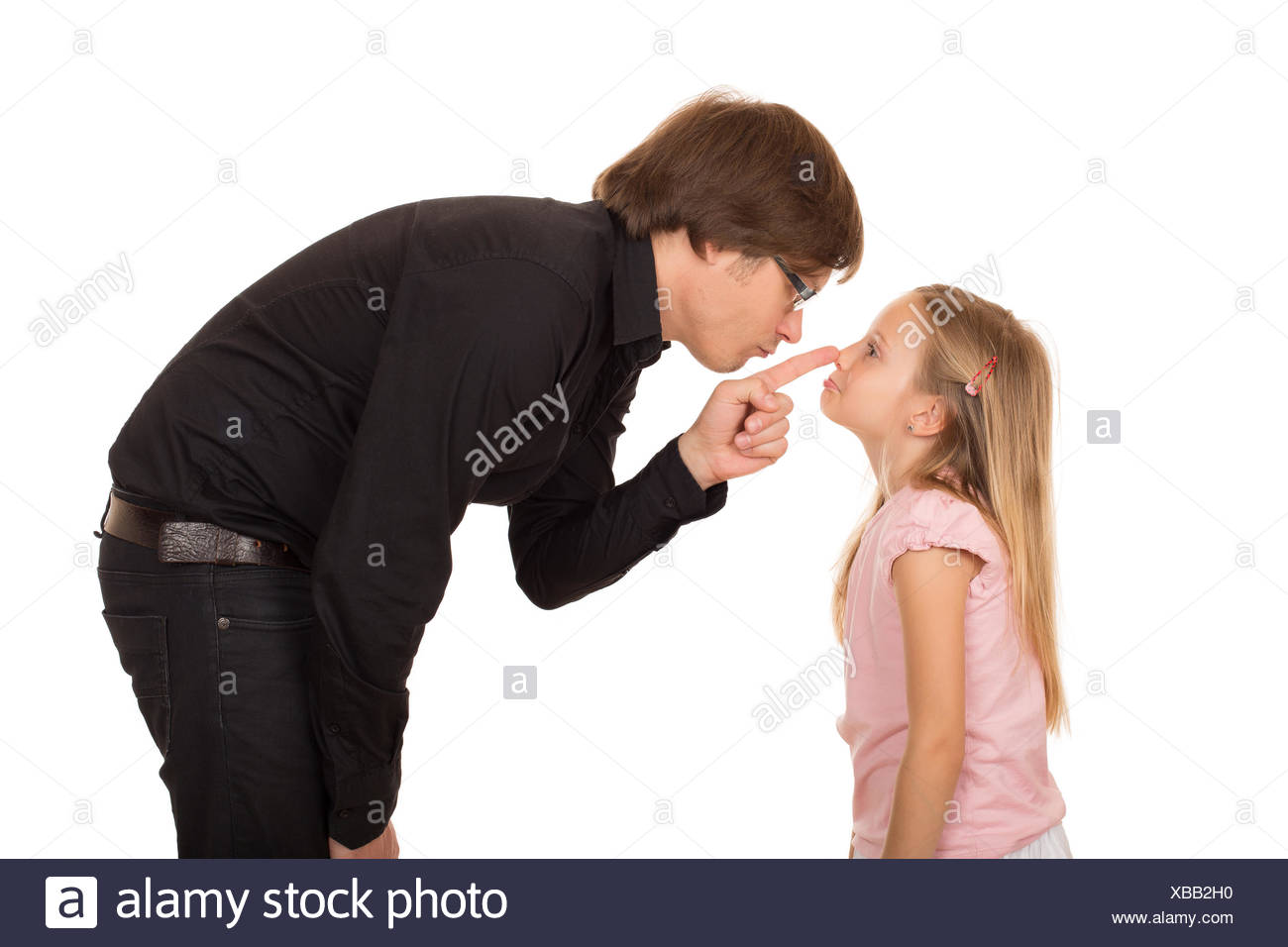 Father Angry And Daughter Stock Photos & Father Angry And Daughter ...