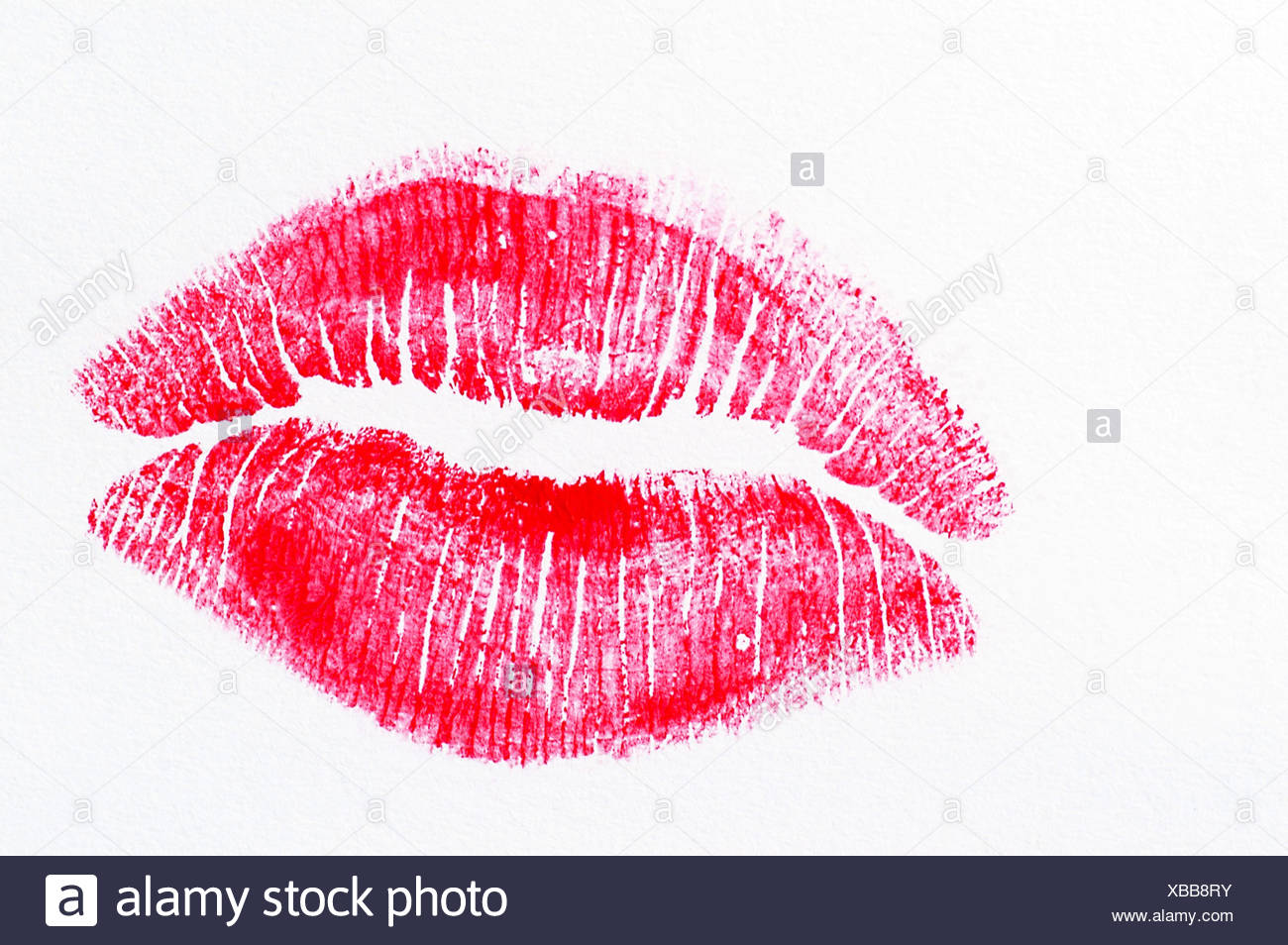 Imprint Kiss Kissing Lips High Resolution Stock Photography and Images ...