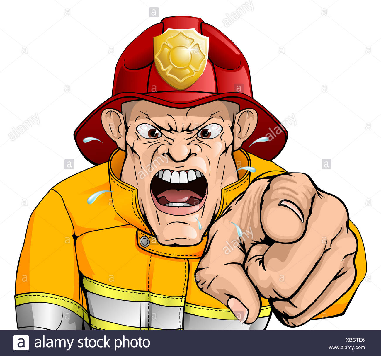 Yellow Safety Helmet Cartoon Illustration High Resolution Stock ...