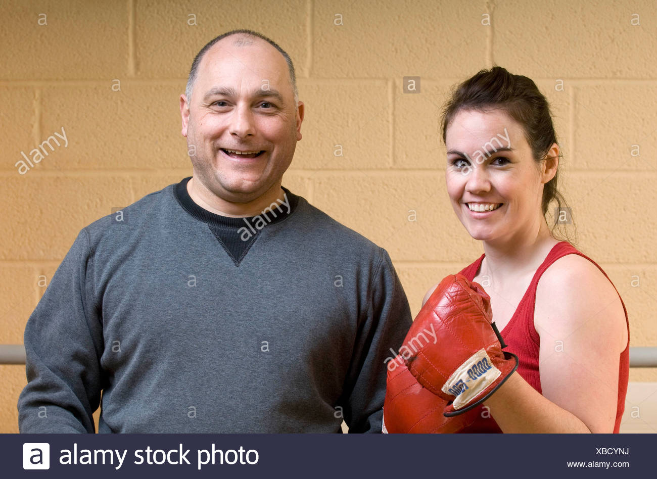 Portrait Of Female Boxer People High Resolution Stock Photography and ...