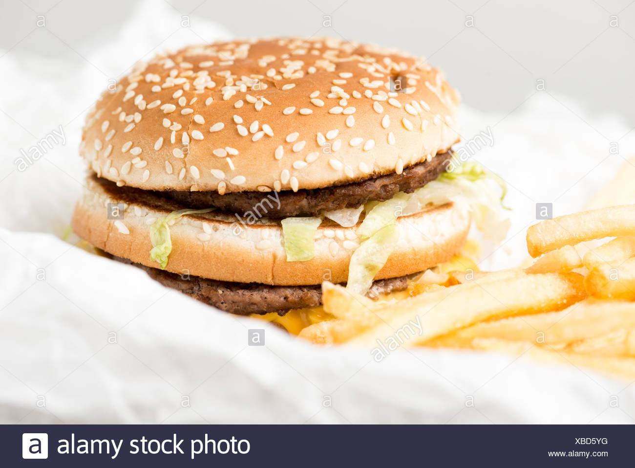 Double Cheeseburger Mcdonalds High Resolution Stock Photography and ...