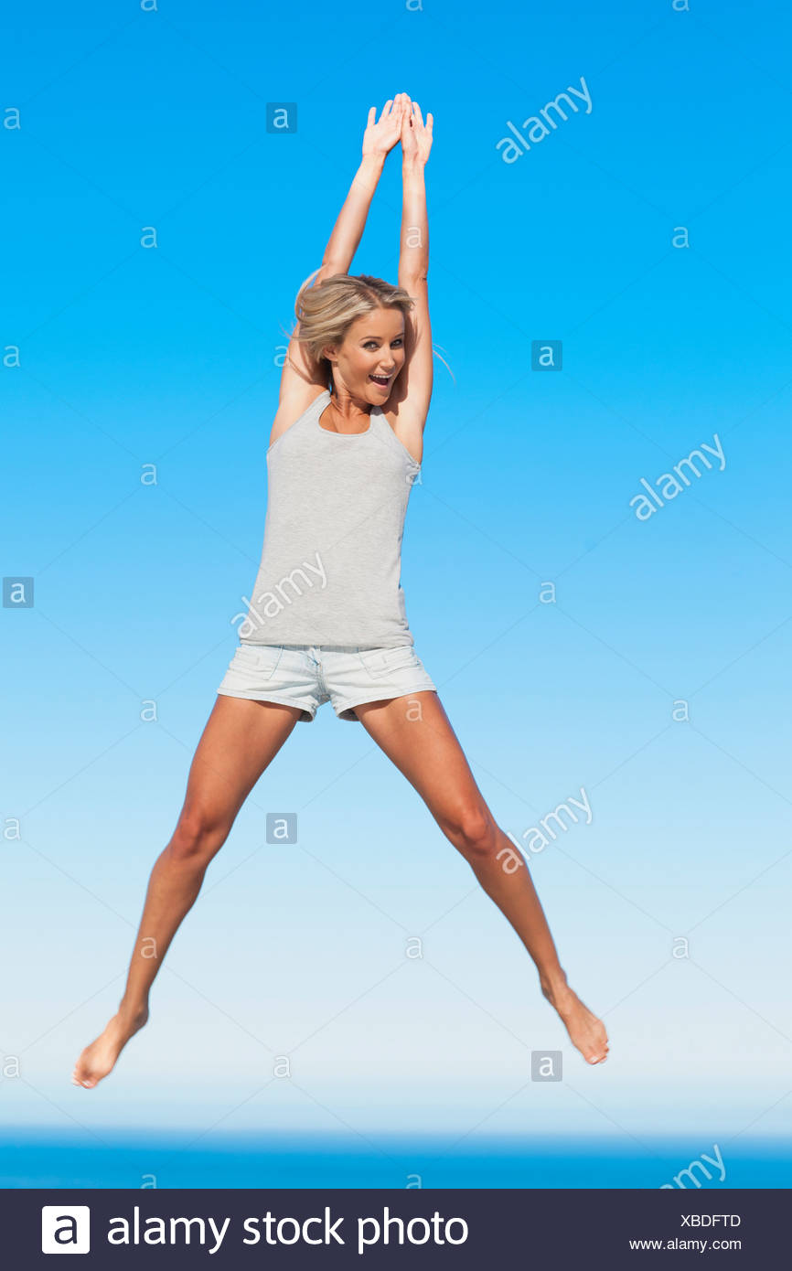 Jumping And Posing High Resolution Stock Photography and Images - Alamy