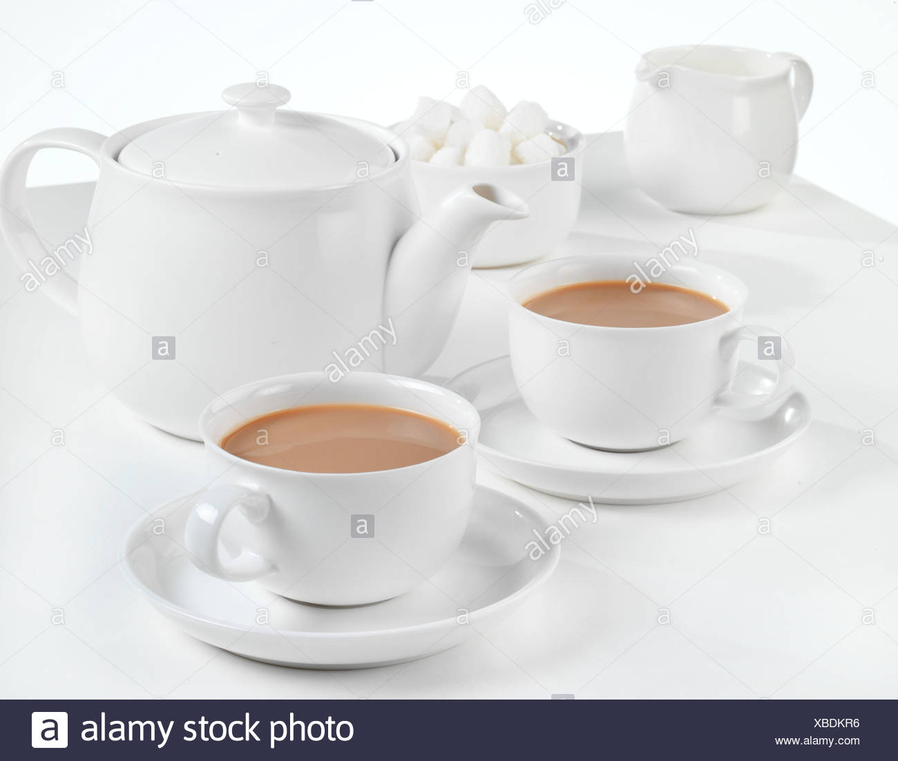 Two Tea Cups White High Resolution Stock Photography and Images - Alamy