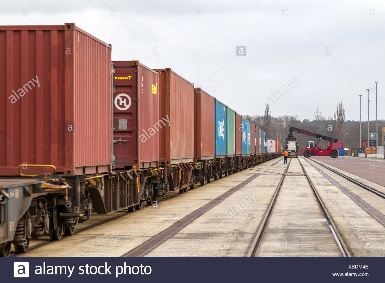 Trimodal Container Terminal High Resolution Stock Photography and ...