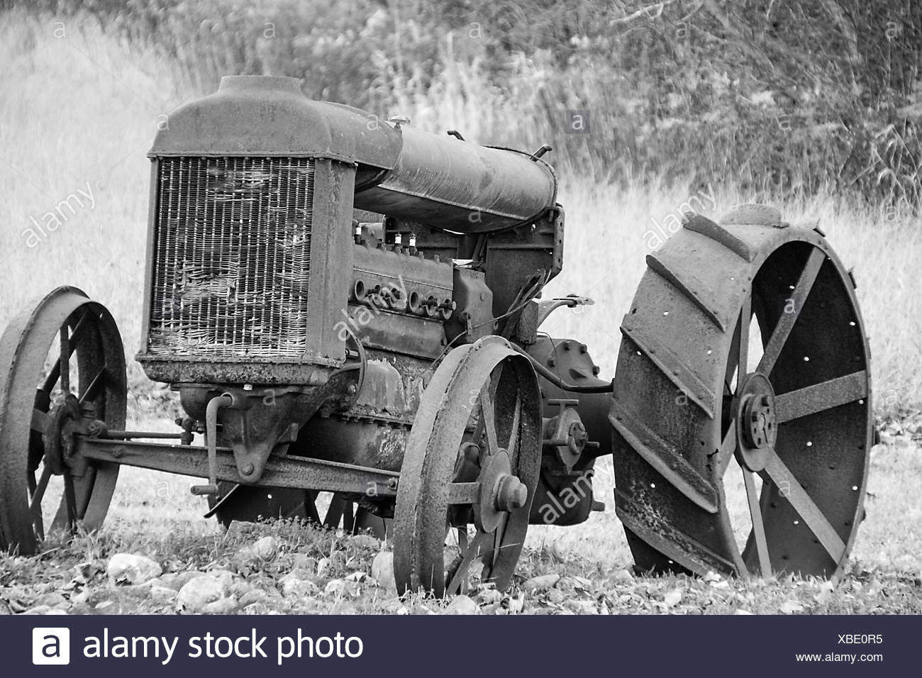 Tractor Black and White Stock Photos & Images - Alamy