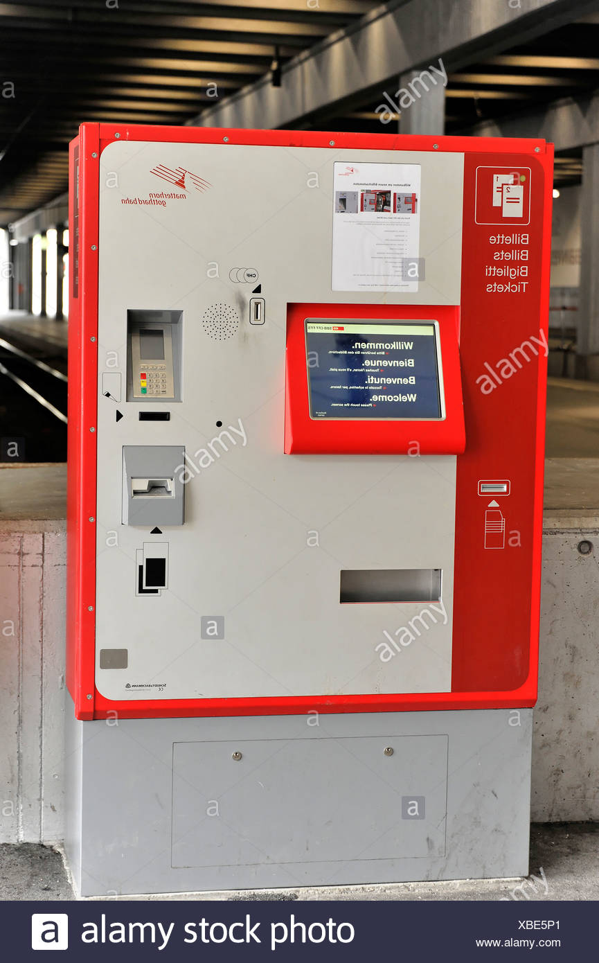 Ticket Machine And Train High Resolution Stock Photography and Images ...