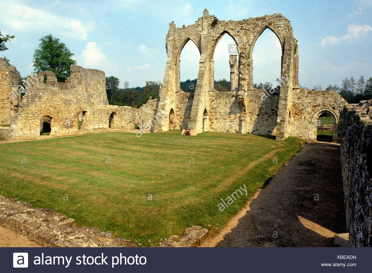 Ruined Medieval Abbey High Resolution Stock Photography and Images - Alamy