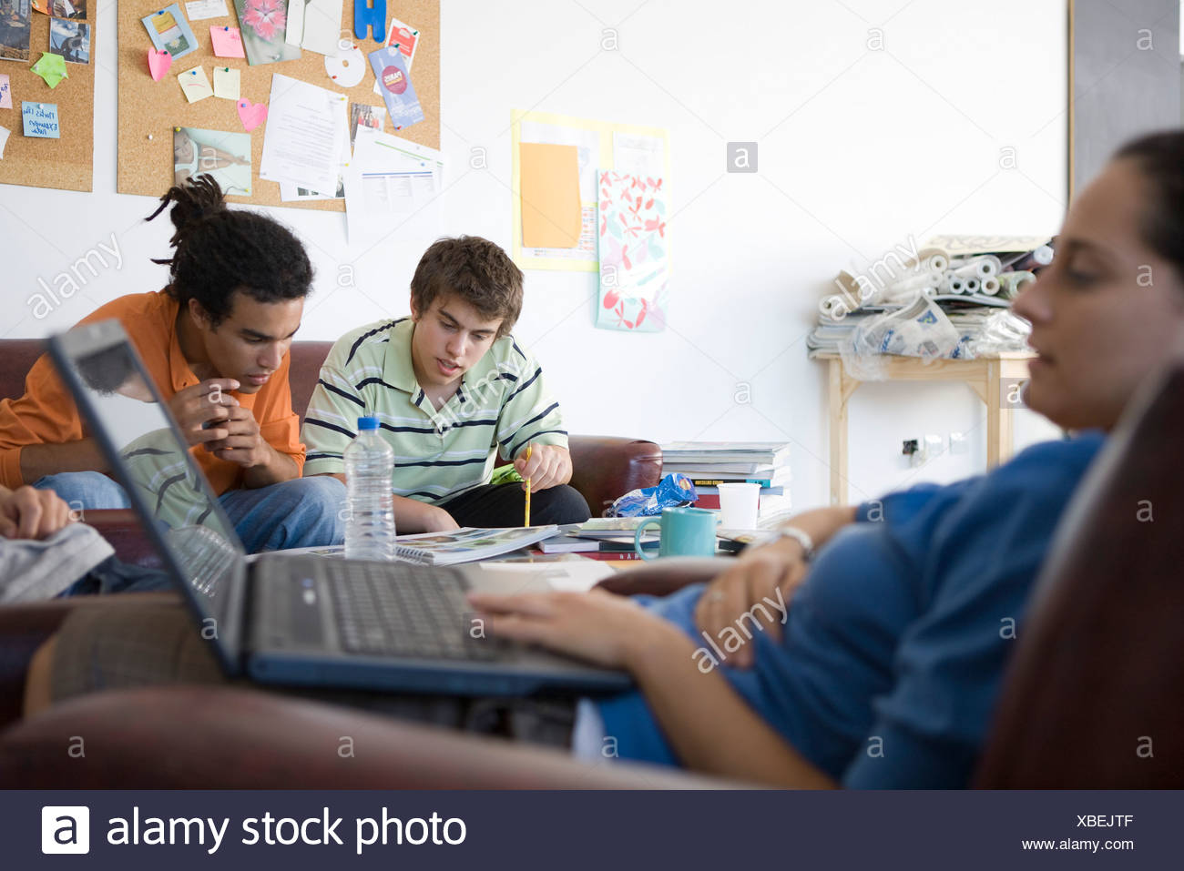 Studying On Laptops High Resolution Stock Photography and Images - Alamy