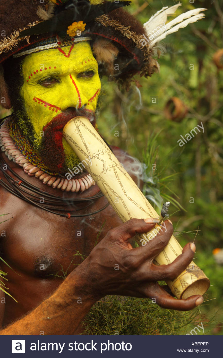 Tari Tribesman Papua New Guinea High Resolution Stock Photography and ...