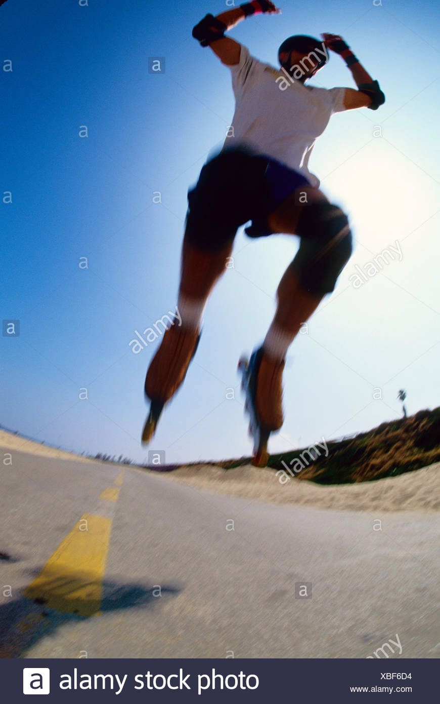 Inline Skates And Jump High Resolution Stock Photography and Images - Alamy
