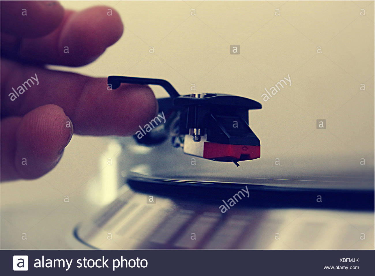 Man Playing Record Player High Resolution Stock Photography and Images ...