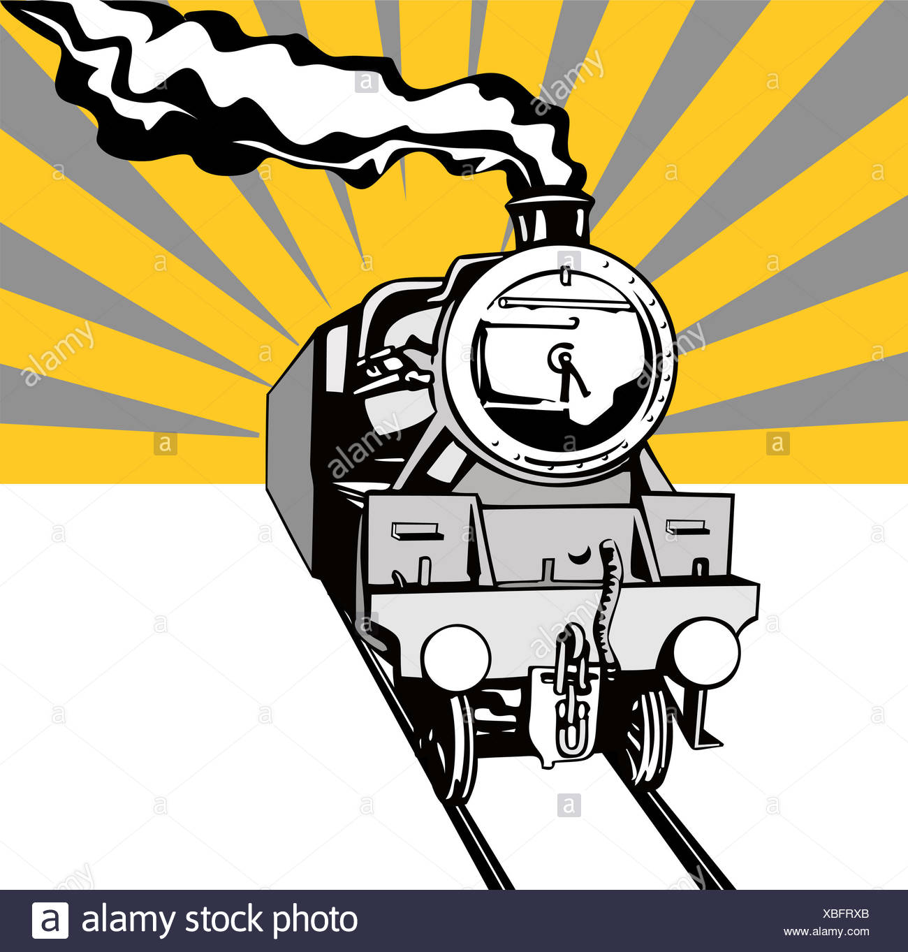 Railroad Train Graphics High Resolution Stock Photography and Images ...