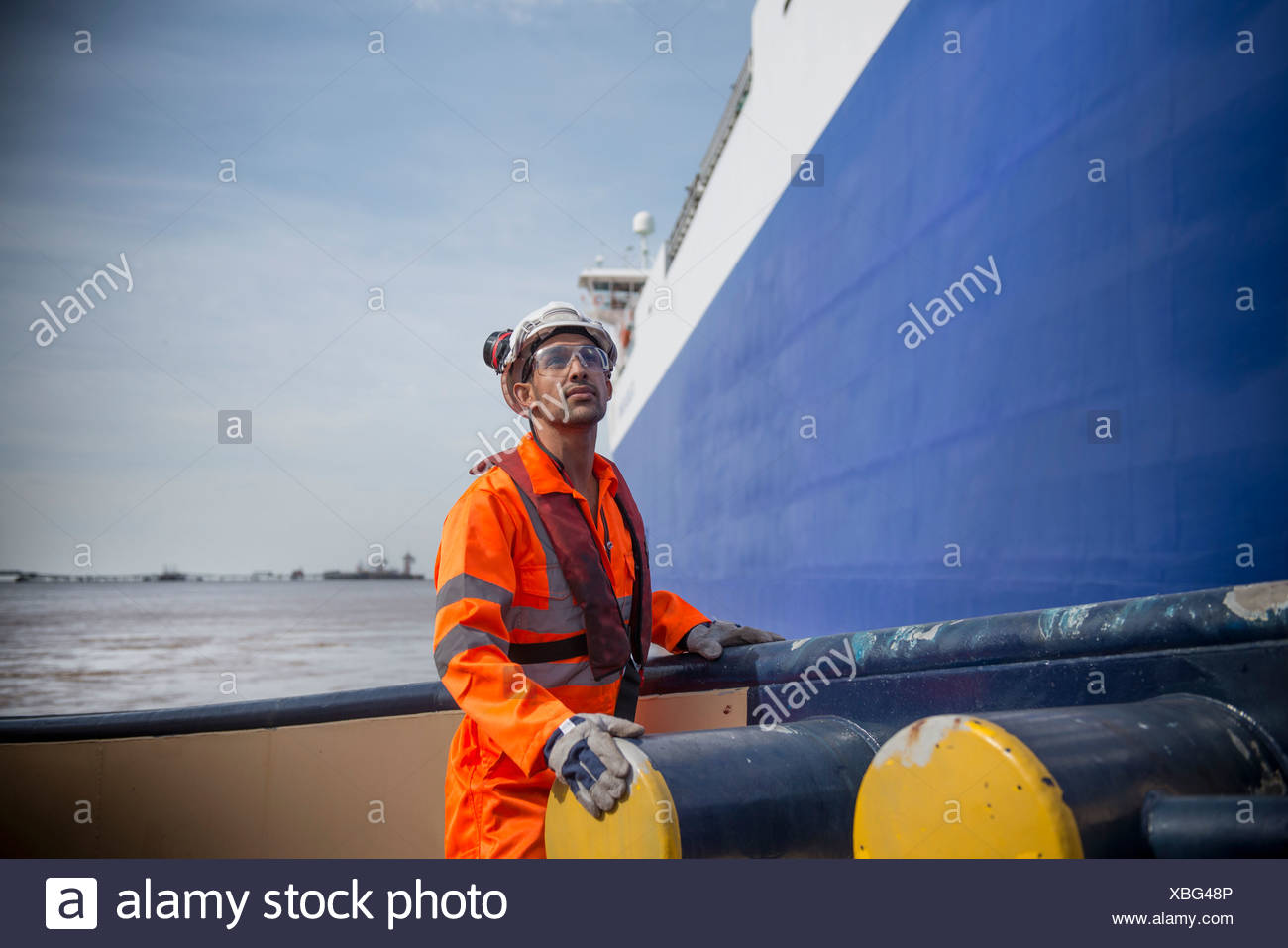 Blue Tug Boat High Resolution Stock Photography and Images - Alamy