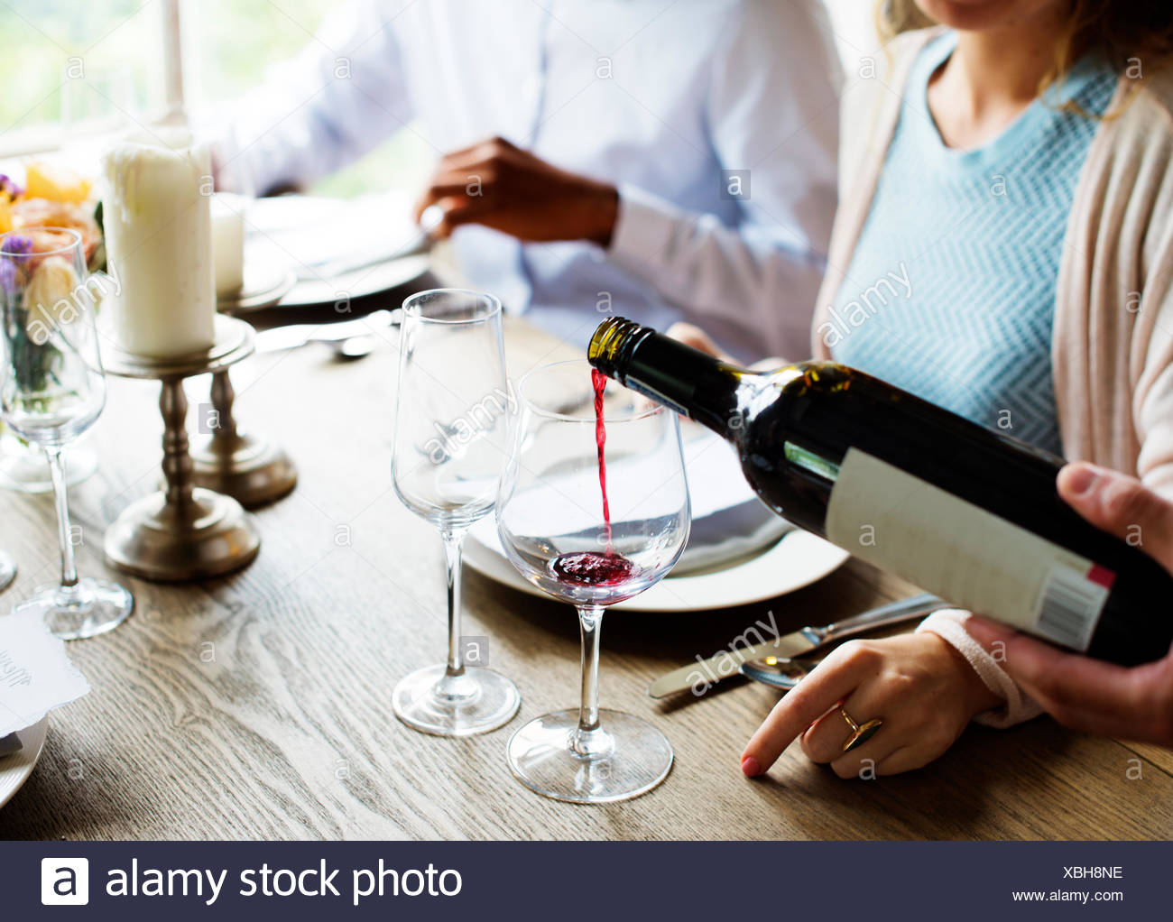 Waiter Serving Food Restaurant High Resolution Stock Photography and ...