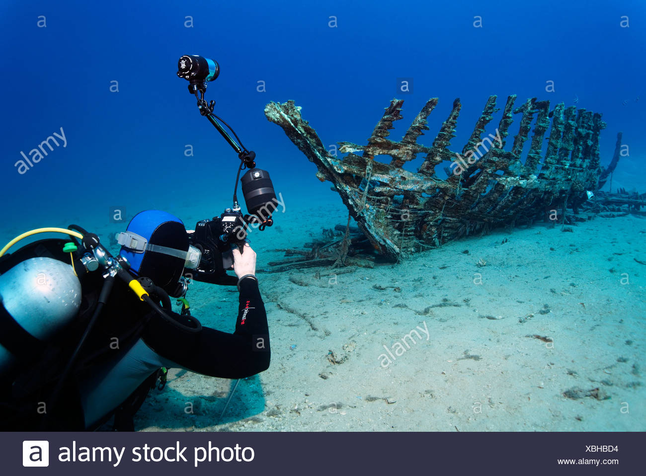 Underwater Shipwreck Photographer High Resolution Stock Photography and ...