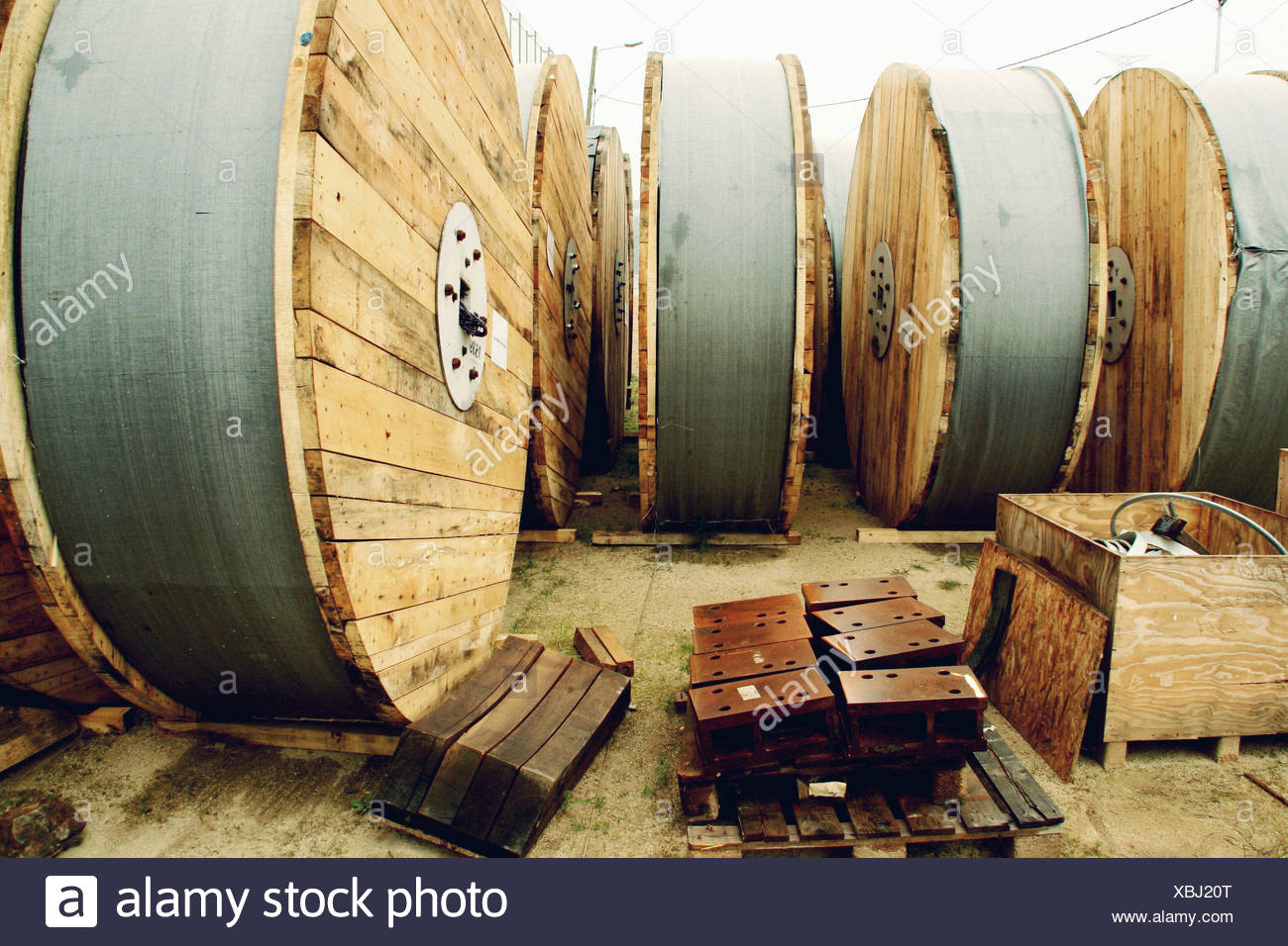 Cable Reels High Resolution Stock Photography and Images - Alamy