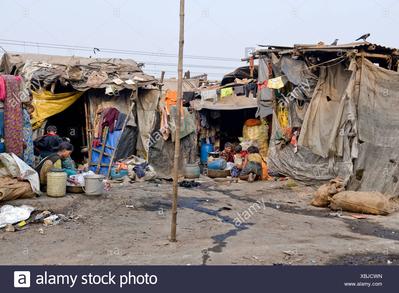 Calcutta Slum High Resolution Stock Photography and Images - Alamy