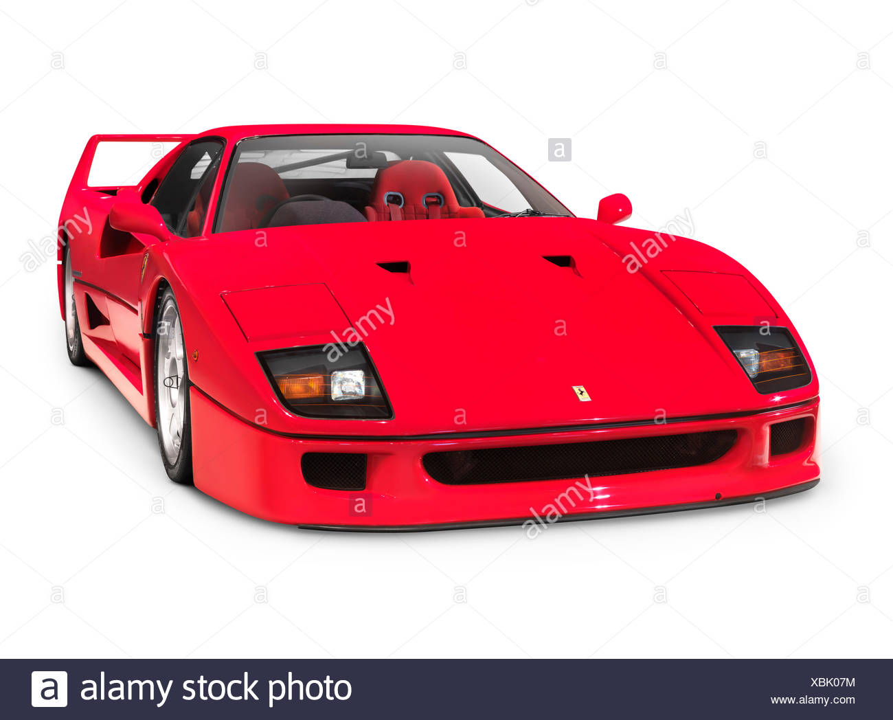 Red Ferrari F40 Sports Car High Resolution Stock Photography and Images ...