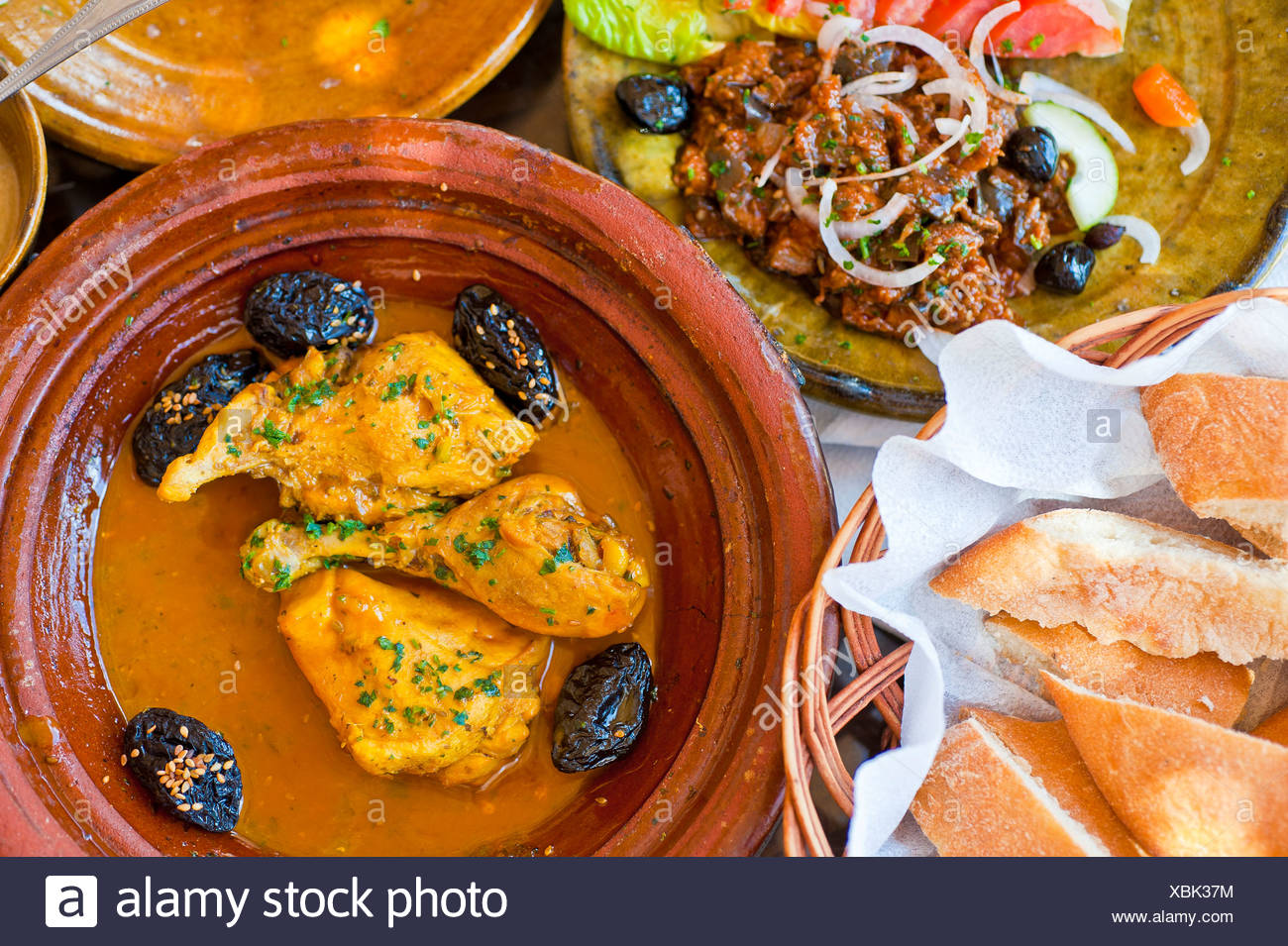 Traditional Moroccan Dish Tajine Morocco High Resolution Stock ...