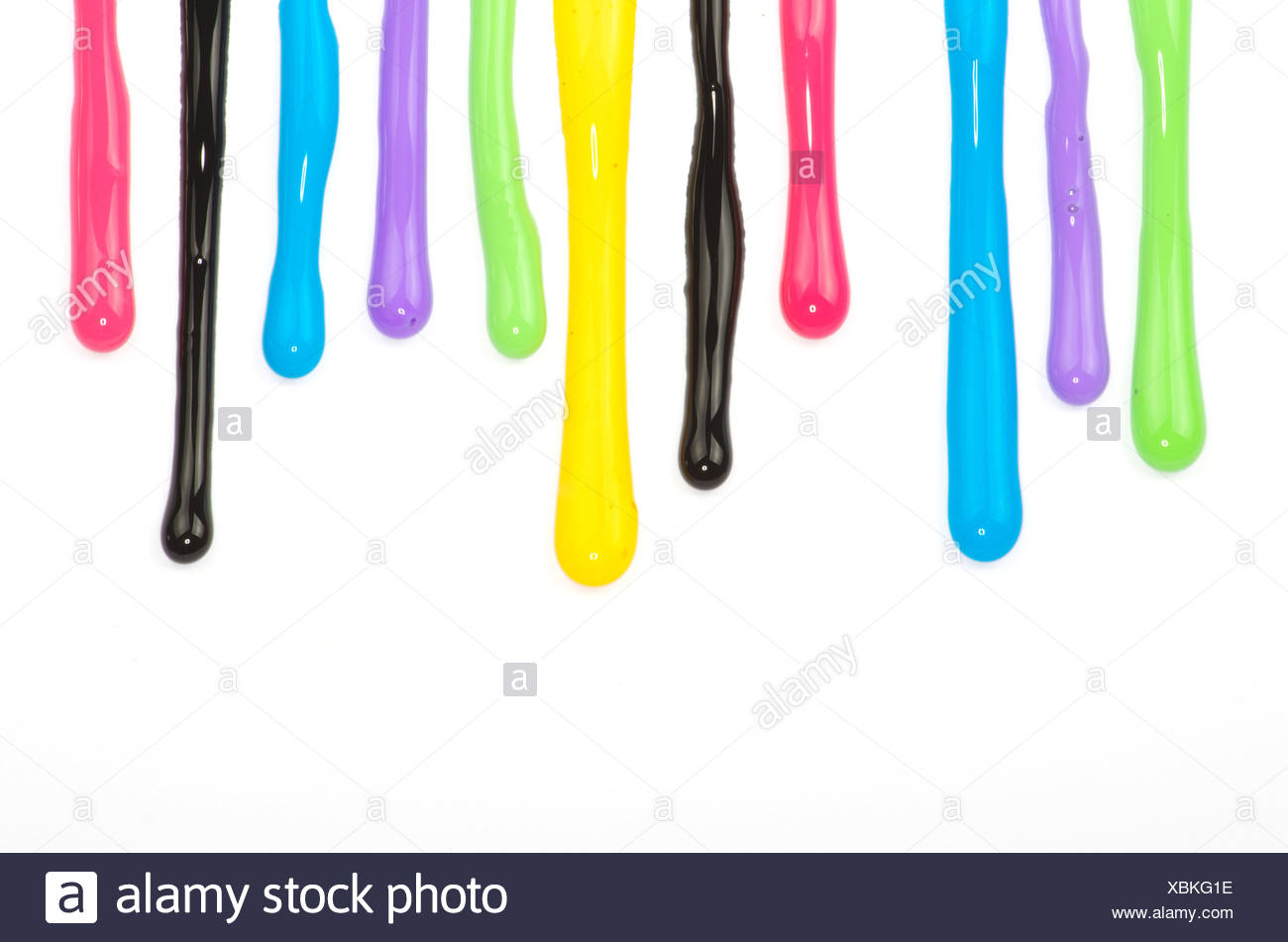 Dripping Paint Rainbow Stock Photos & Dripping Paint Rainbow Stock ...