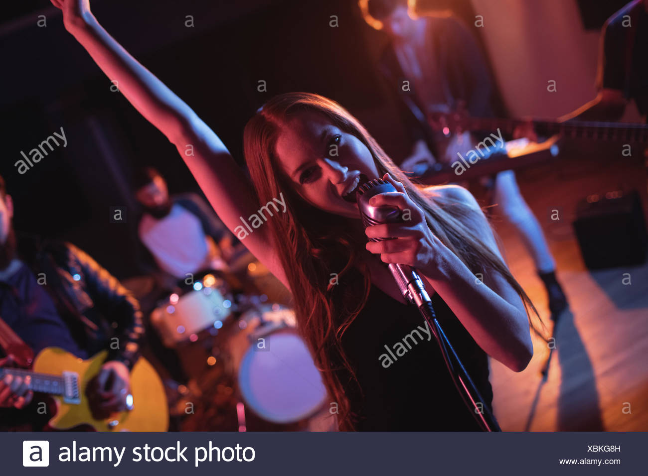 Female Rocker Singer High Resolution Stock Photography and Images - Alamy