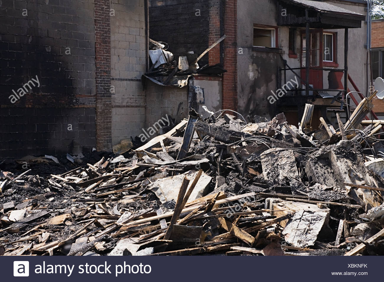 Aftermath Of House Fire High Resolution Stock Photography and Images ...