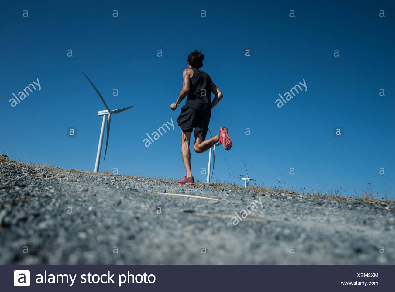 Man Running Up Hill Stock Photos & Man Running Up Hill Stock Images - Alamy