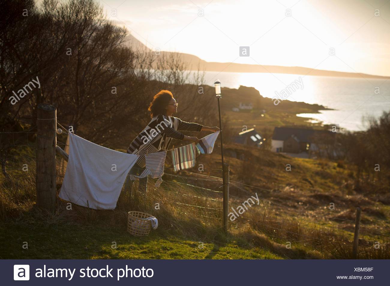 Hanging Out Washing High Resolution Stock Photography and Images - Alamy