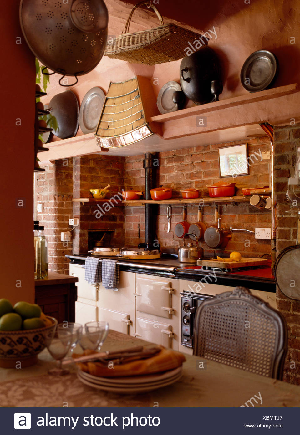 Interiors Kitchen Aga Traditional High Resolution Stock Photography and ...