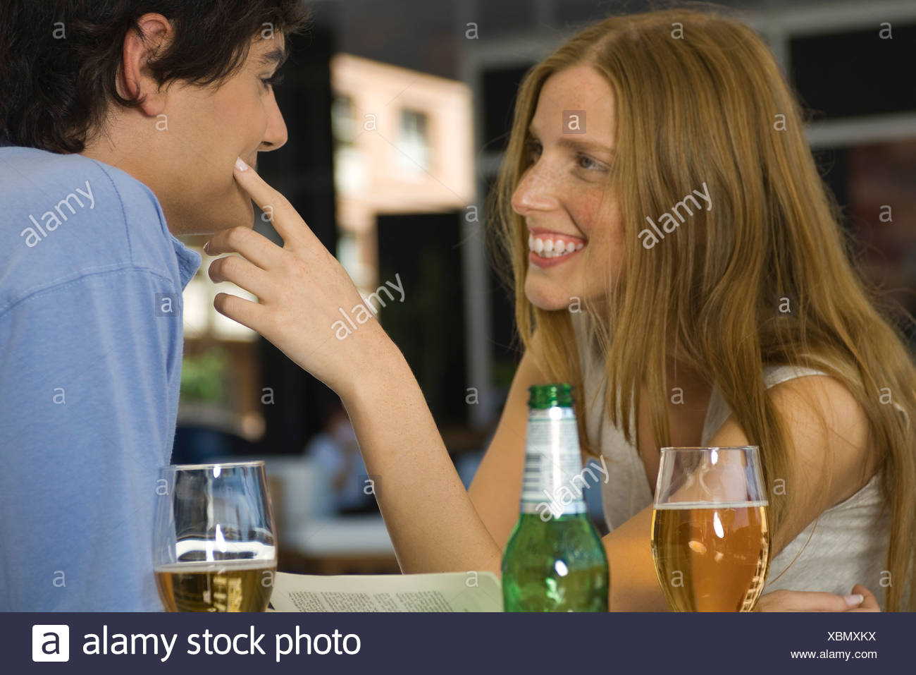 Two Women Touching Each Other High Resolution Stock Photography and ...