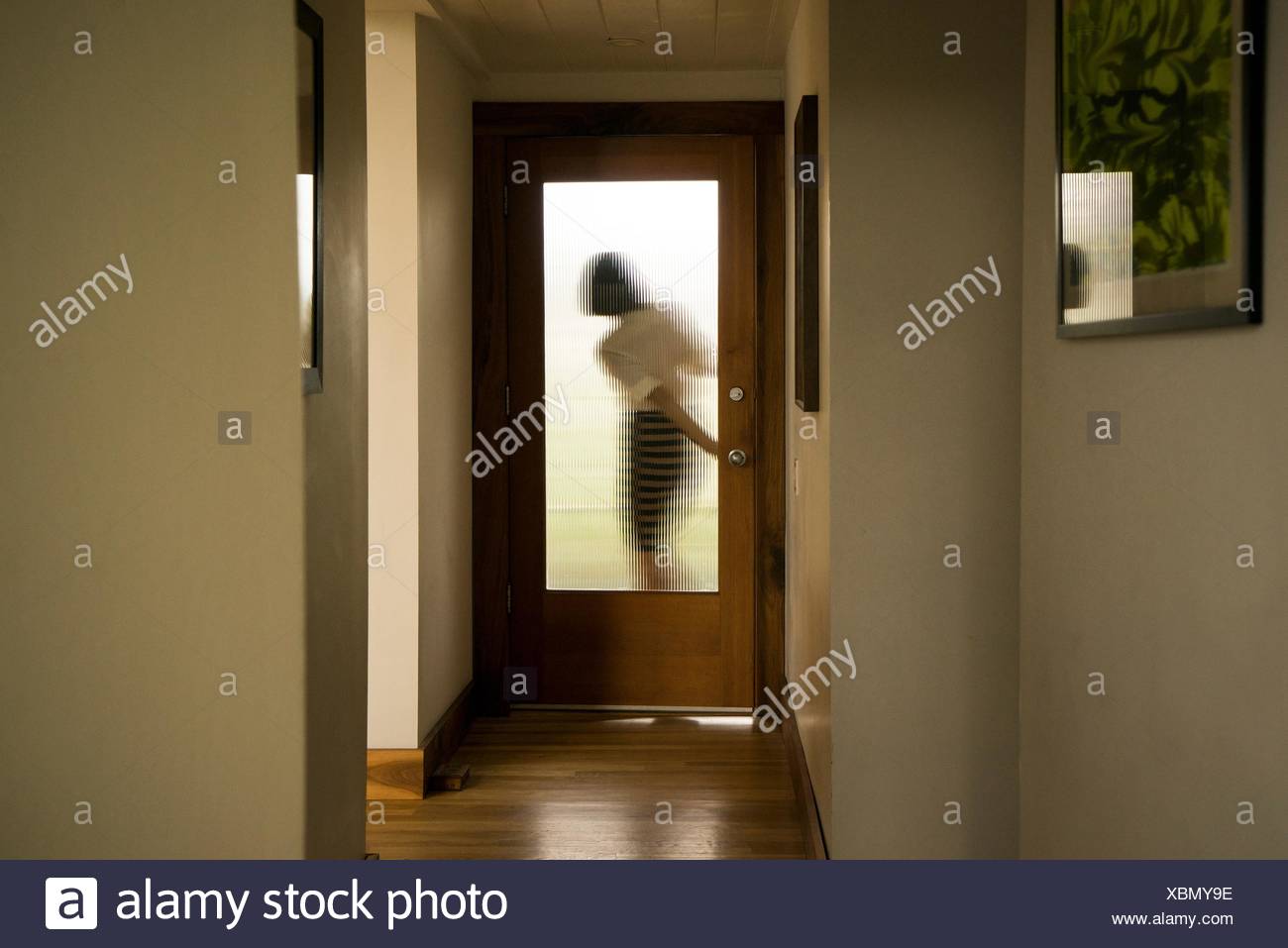 Silhouette And Front Door High Resolution Stock Photography and Images ...