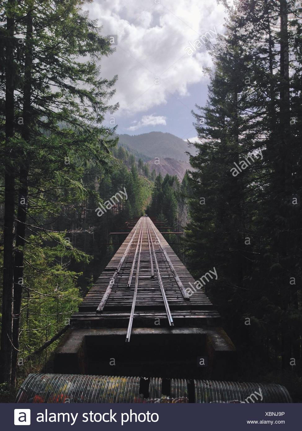 Damaged Railway Bridge Stock Photos & Damaged Railway Bridge Stock ...