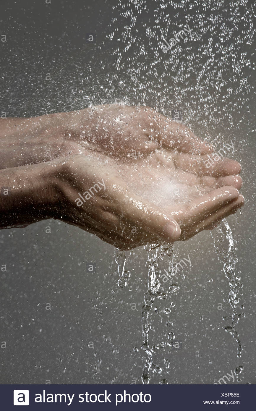Cupped Hands Holding Water High Resolution Stock Photography and Images ...