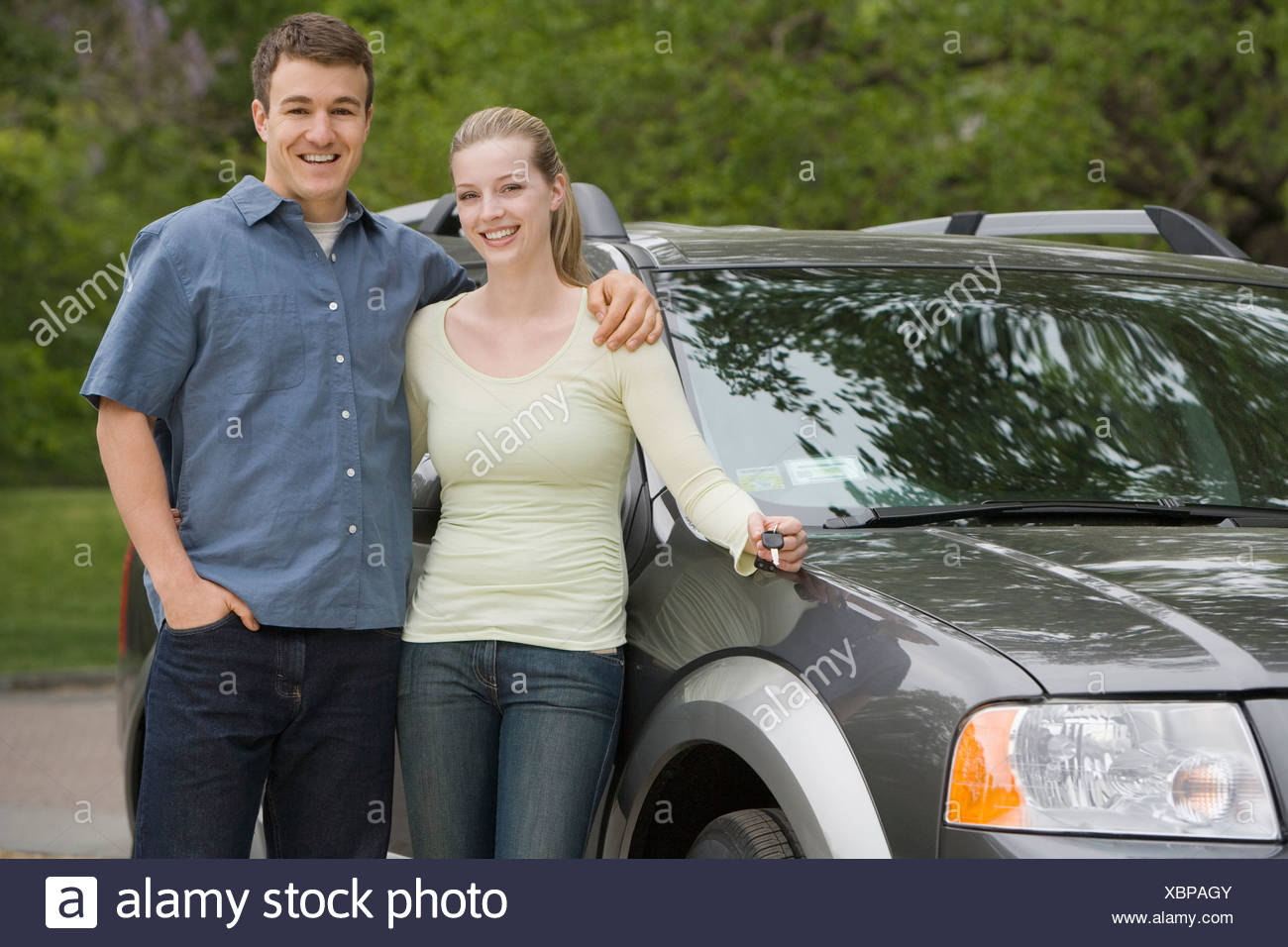 Couple Looking New Cars High Resolution Stock Photography and Images ...