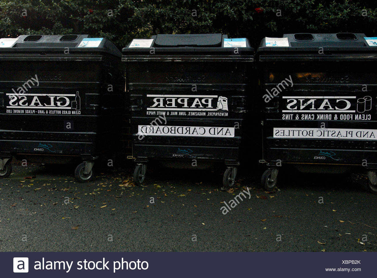 Recycling Bins Uk High Resolution Stock Photography and Images - Alamy