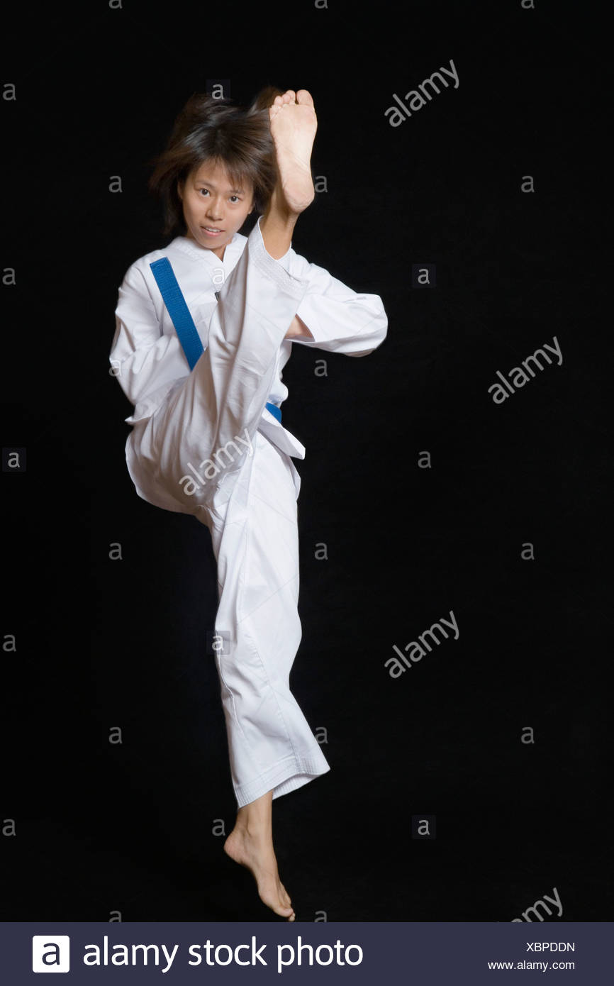 Karate Front Kick High Resolution Stock Photography and Images - Alamy