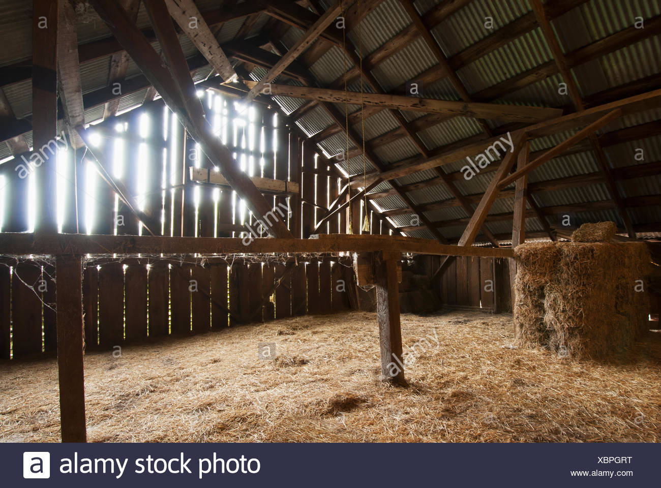 Old Barn Interior Hay High Resolution Stock Photography and Images - Alamy