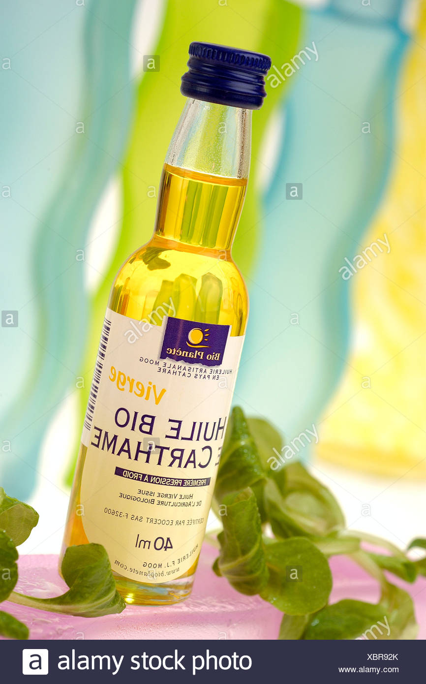 Safflower Oil Carthamus Tinctorius High Resolution Stock Photography ...