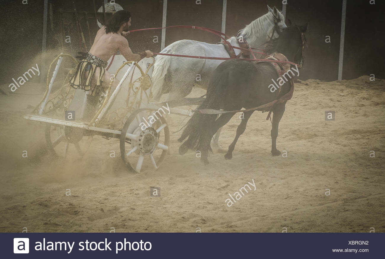 Chariot Race In Ancient Rome High Resolution Stock Photography and ...