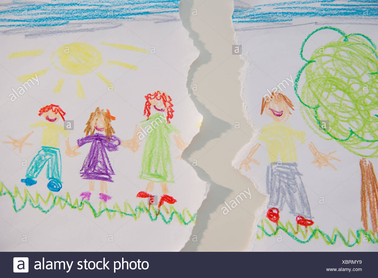 Unhappy Family Drawing Stock Photos & Unhappy Family Drawing Stock ...