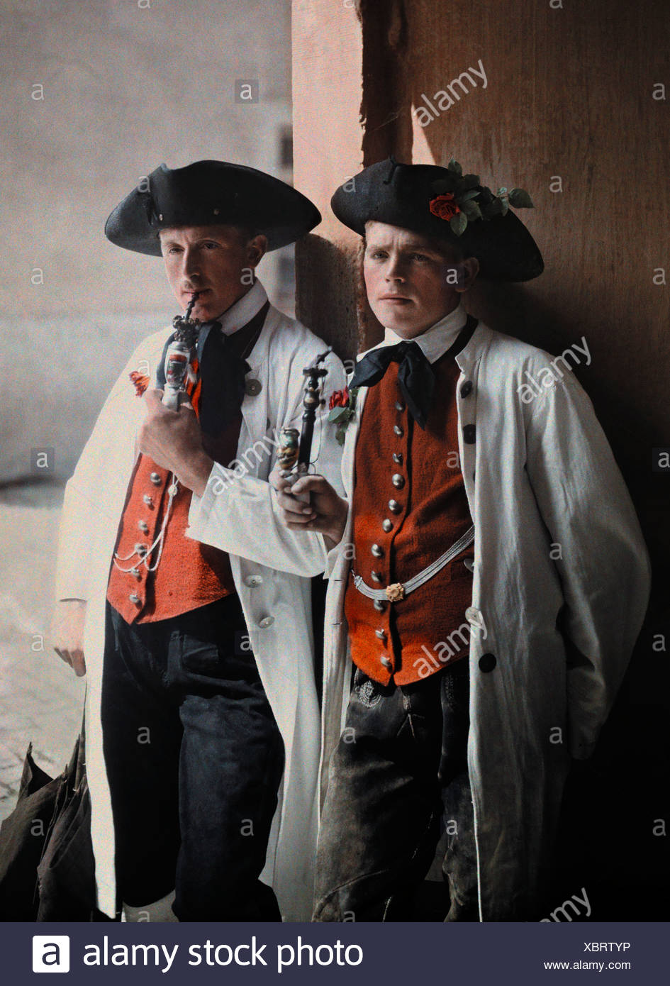 Three Men Smoking Pipes In High Resolution Stock Photography and Images ...