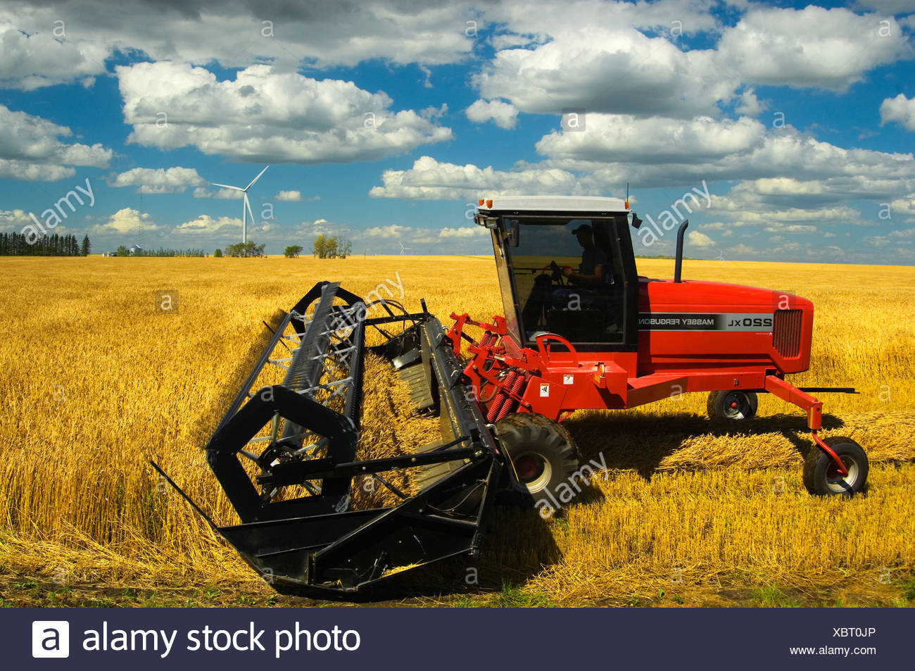 Wind Turbine In Wheat Field High Resolution Stock Photography and ...