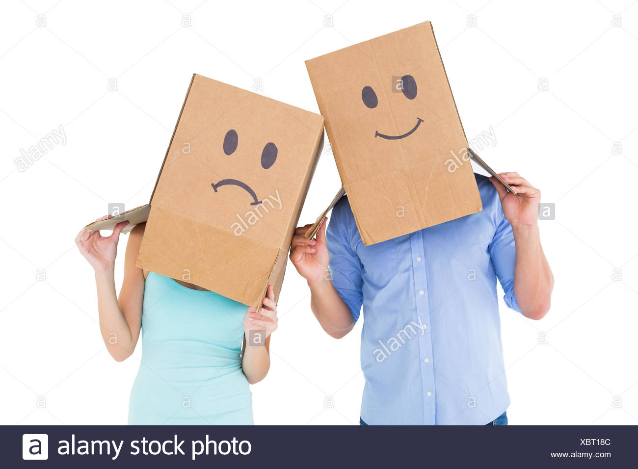 Wearing Cardboard Boxes High Resolution Stock Photography and Images ...
