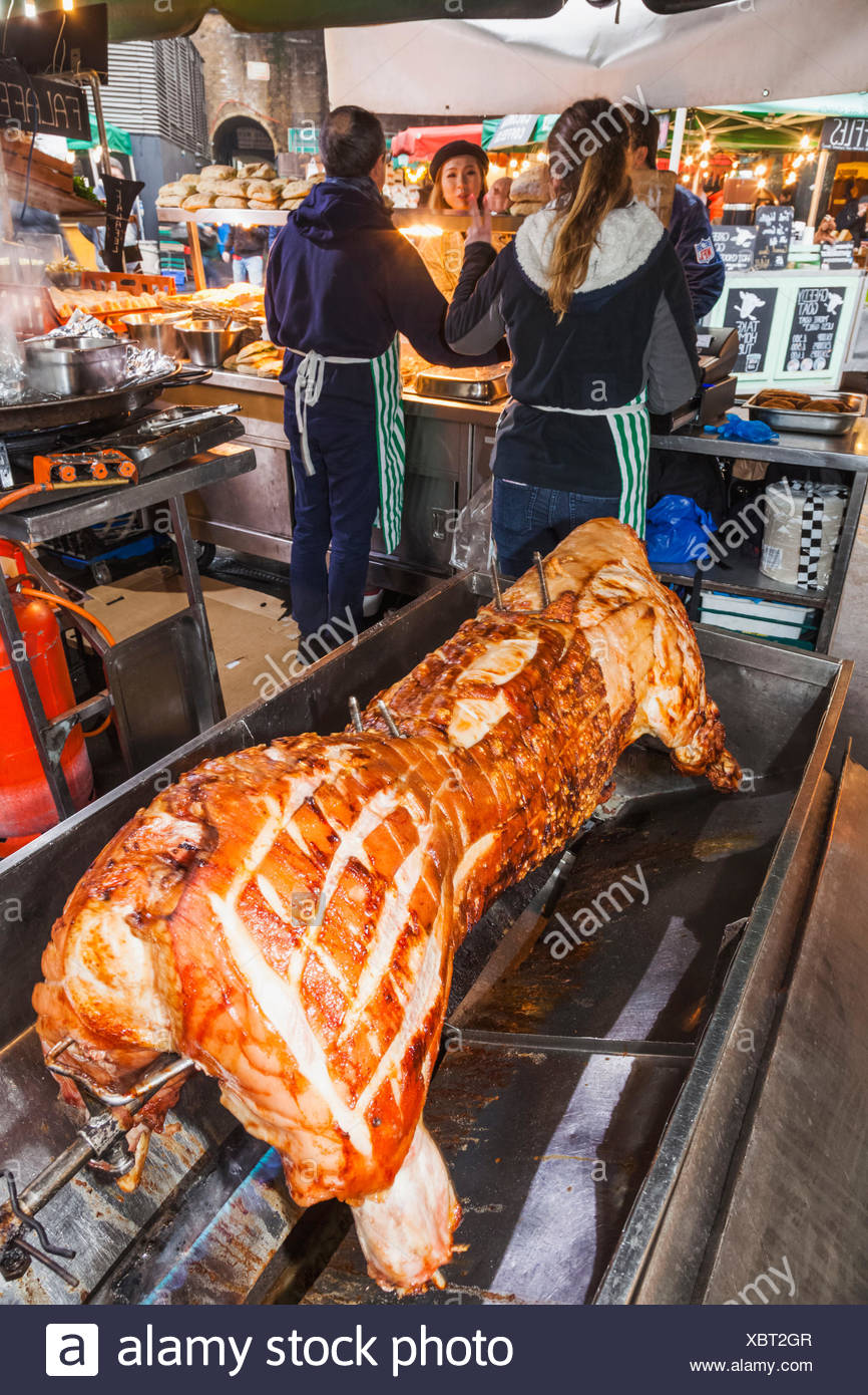 Spit Roast Meat High Resolution Stock Photography and Images - Alamy
