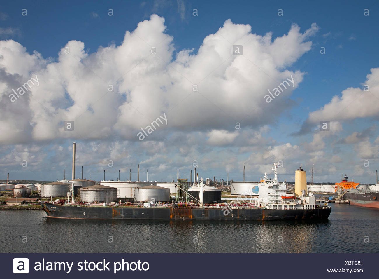 Oil Refinery Caribbean Stock Photos & Oil Refinery Caribbean Stock ...