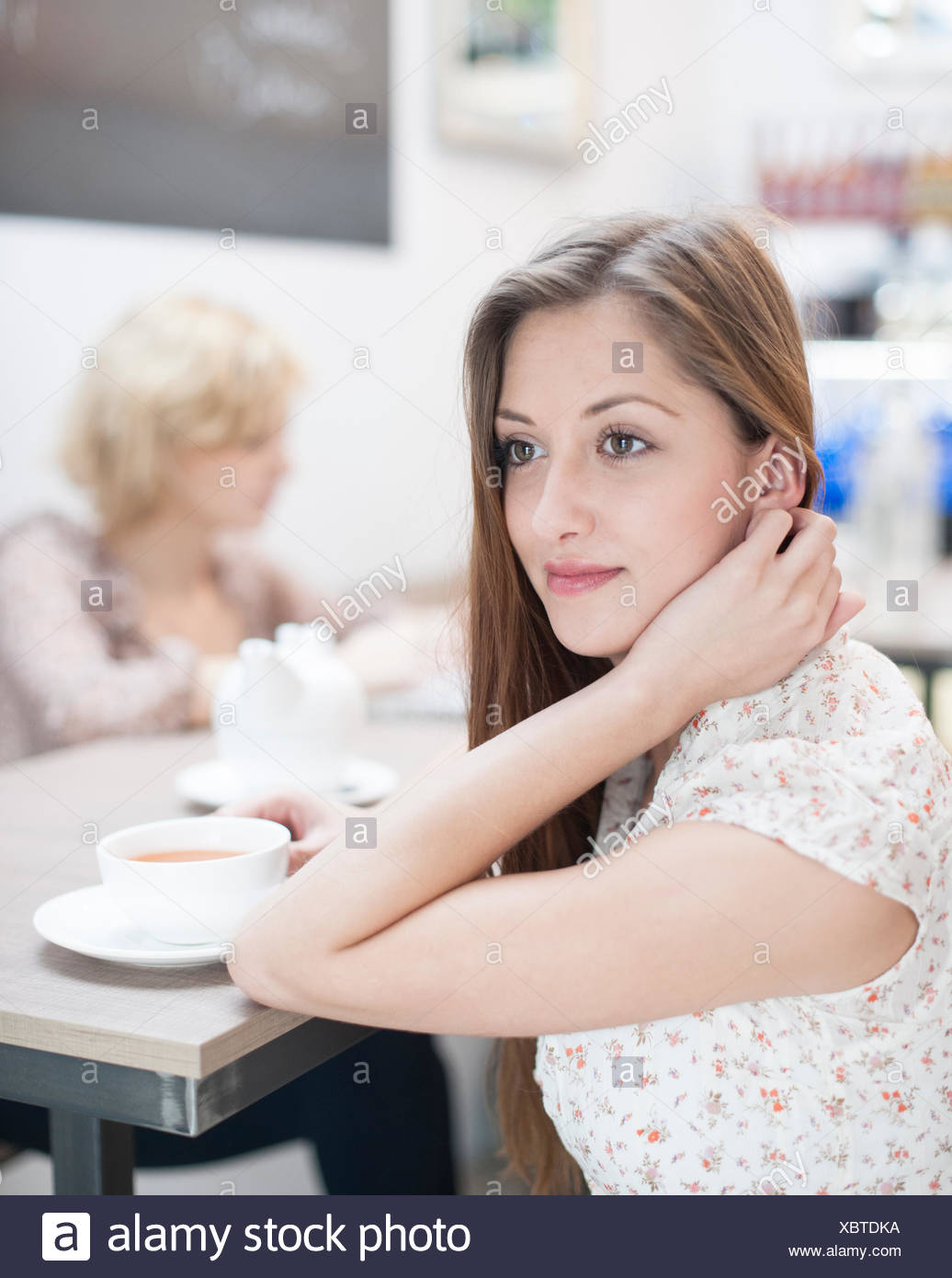 Women In Cafe Having Coffee High Resolution Stock Photography and ...